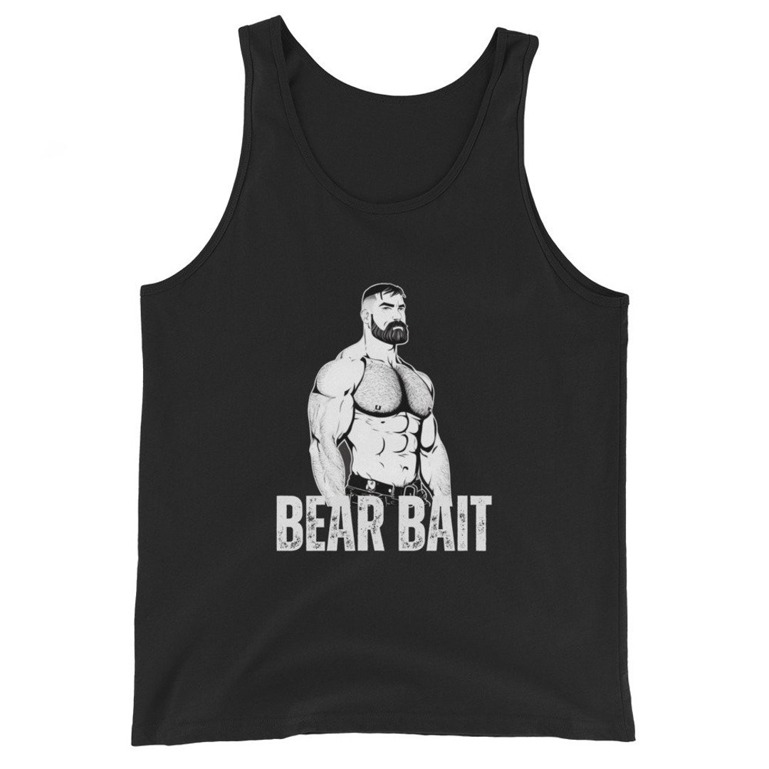 LGBT Gay Pride Bear Bait Muscle Tank - Etsy