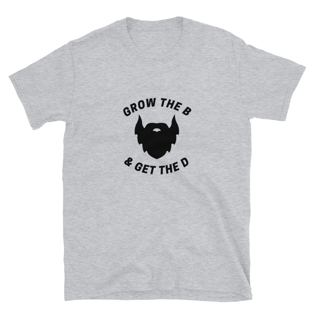 Gay Scruff T-shirt Grow the Beard & Get the D - Etsy
