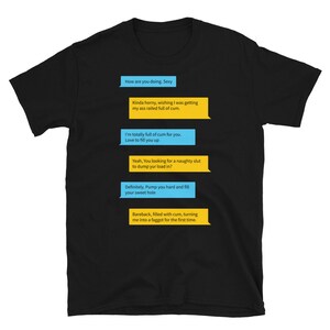 Grindr Sexting Chat T-shirt - Raunchy Gay Humor Gift - Etsy