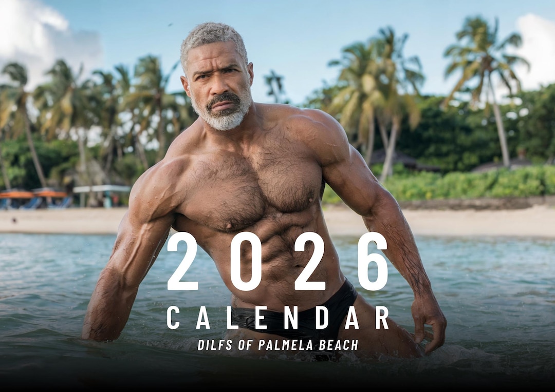 Dilfs Of Pamela Beach 2026 Calendar Sexy Daddies Muscular Dad Hunks