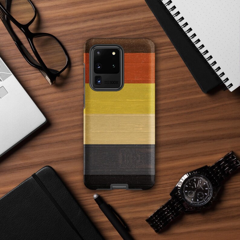 Gay Bear Pride Flag Wooden Texture Print Case for Samsung® | Subtle ...