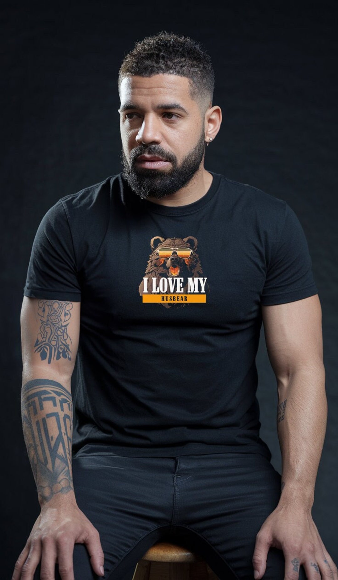 I Love My Husbear Gay Cubs Bear Gay Funny LGBTQ Rainbow Gay Daddy Bear ...