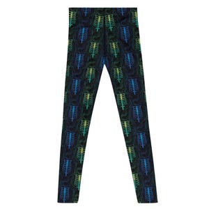 Cyber Bones Men’s Leggings – Skeleton Circuit Meggings, Cyberpunk Tech ...