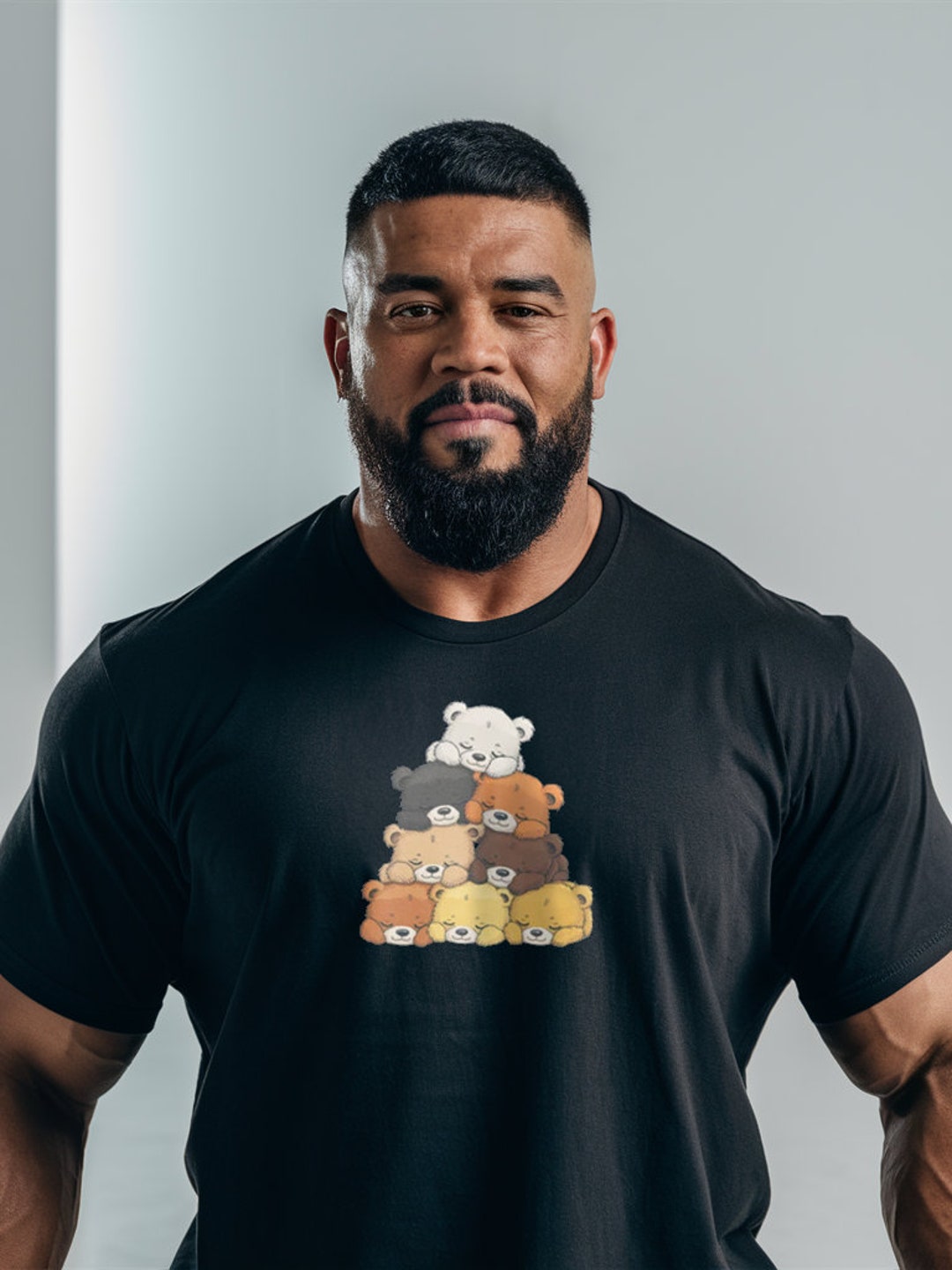 Gay Bear Shirt, Bear Pride, Bear Community Bear Pride Flag Gift Muscle ...