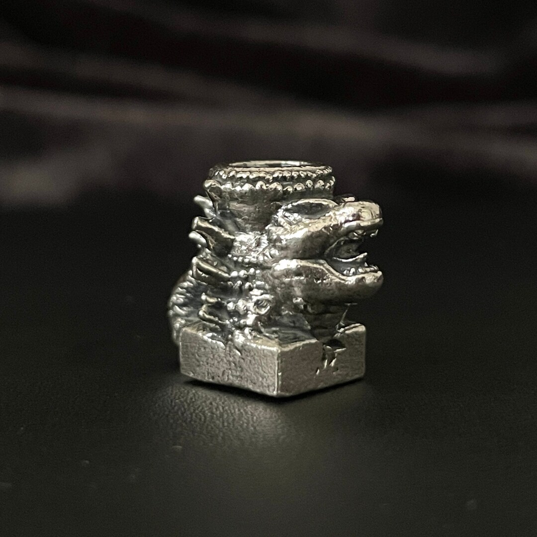 Godzilla Hex3d Fan Art Sterling Silver Mini Mug / Pendant / Charm - Etsy