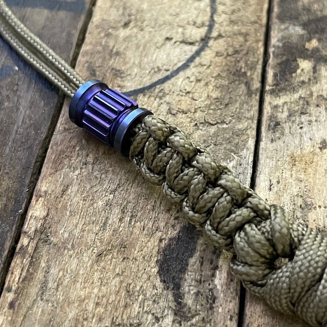 Stylish Titanium Alloy EDC Bead - Turbine Design, Blue and Purple ...
