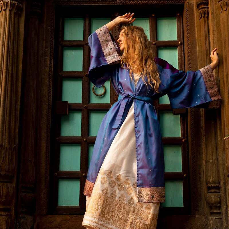 Silk Robe - Etsy