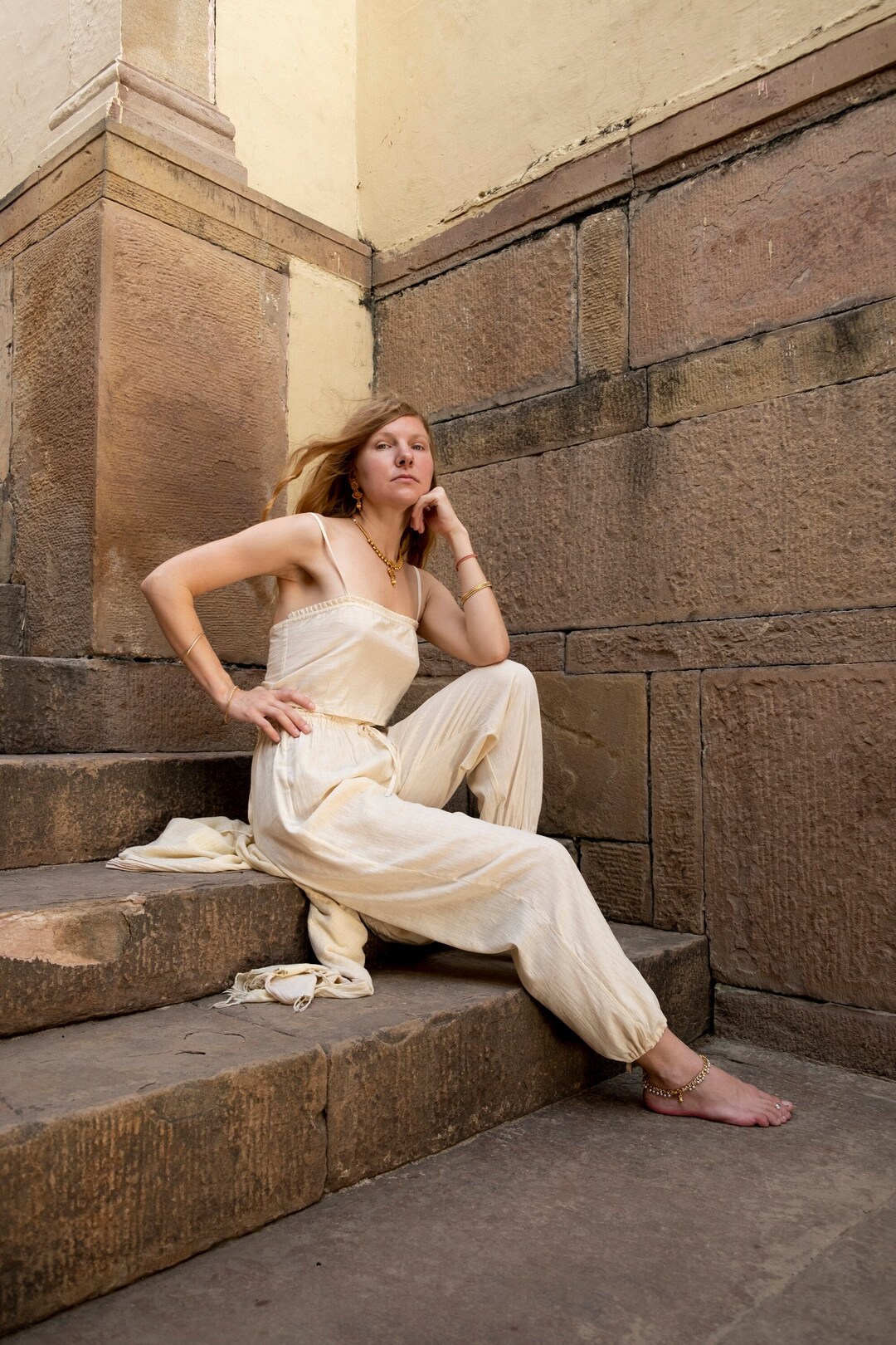 Khadi Raw Silk Pajama Set ︙ Unique Silk Pajama ︙ Bohemian Clothing ...