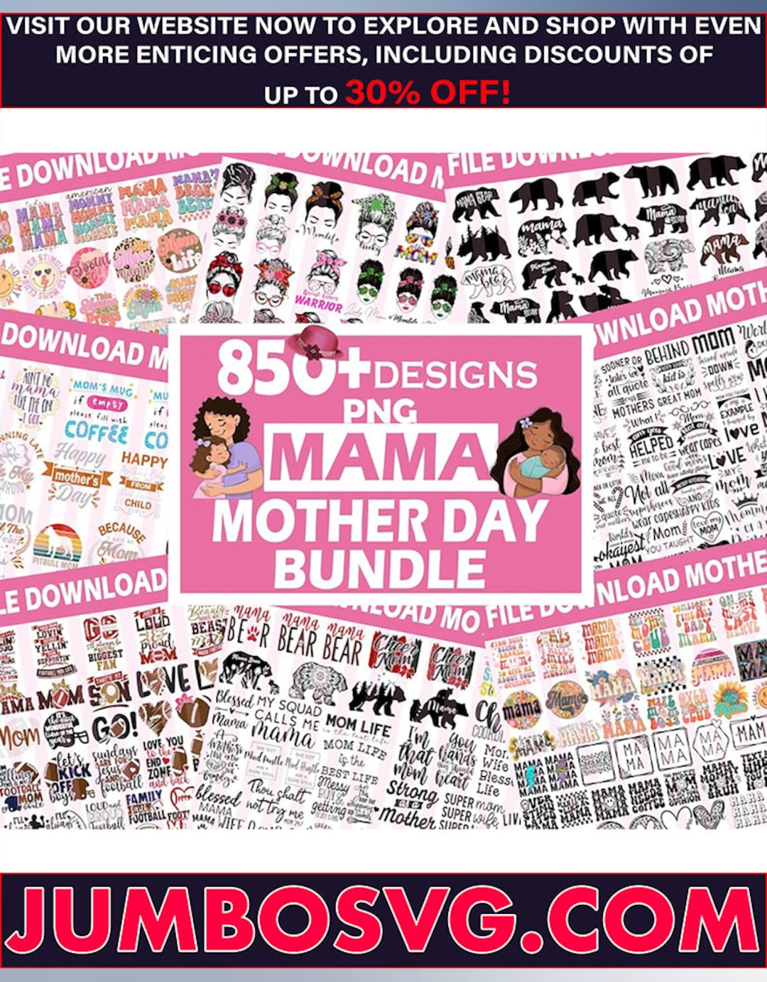 850 Mother Bundle Png, Mom Bundle Png, Mama Bundle Png, Mother's Day ...