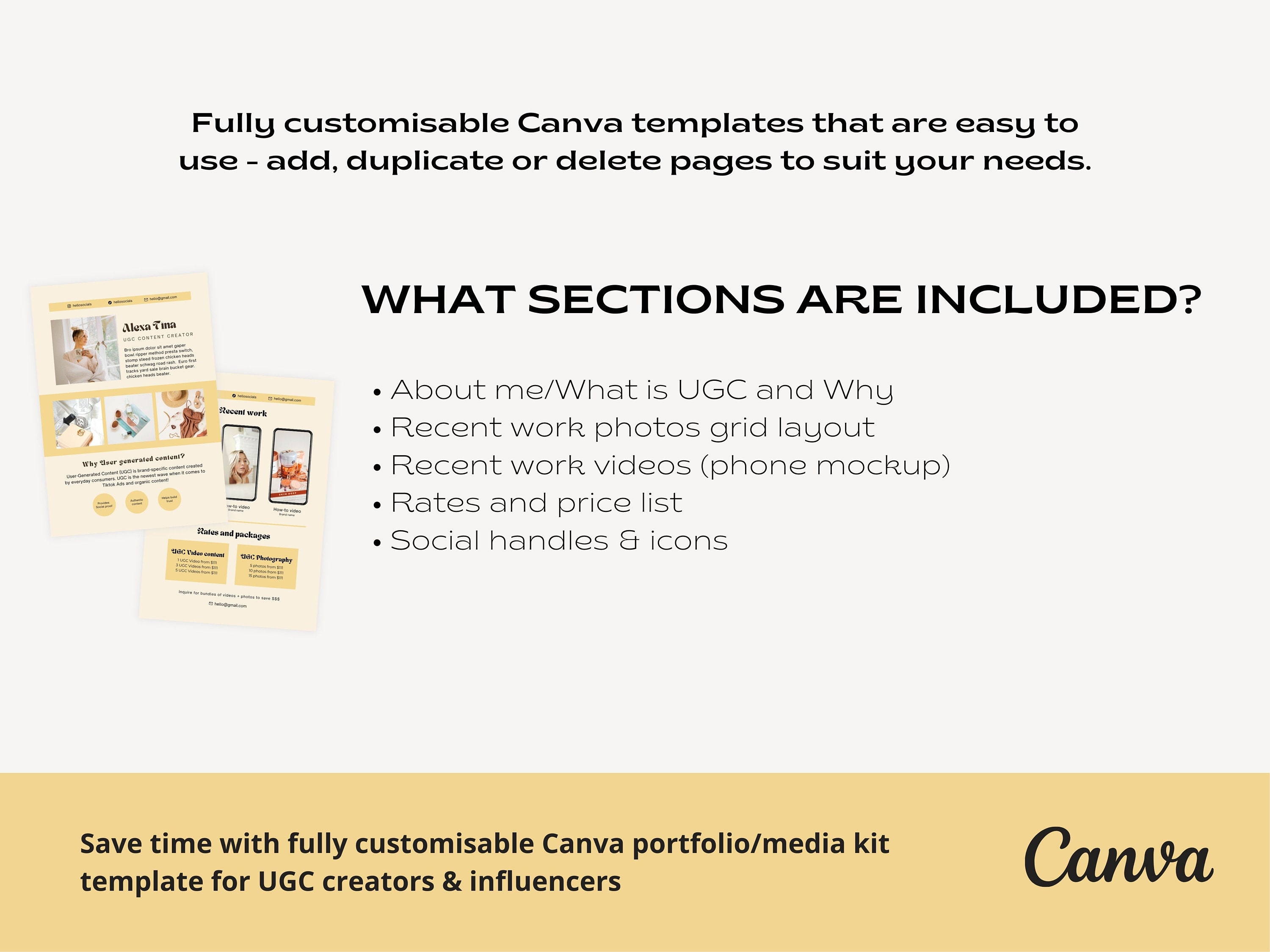 Ugc Creator Media Kit | UGC Creator Portfolio | UGC Portfolio | UGC ...