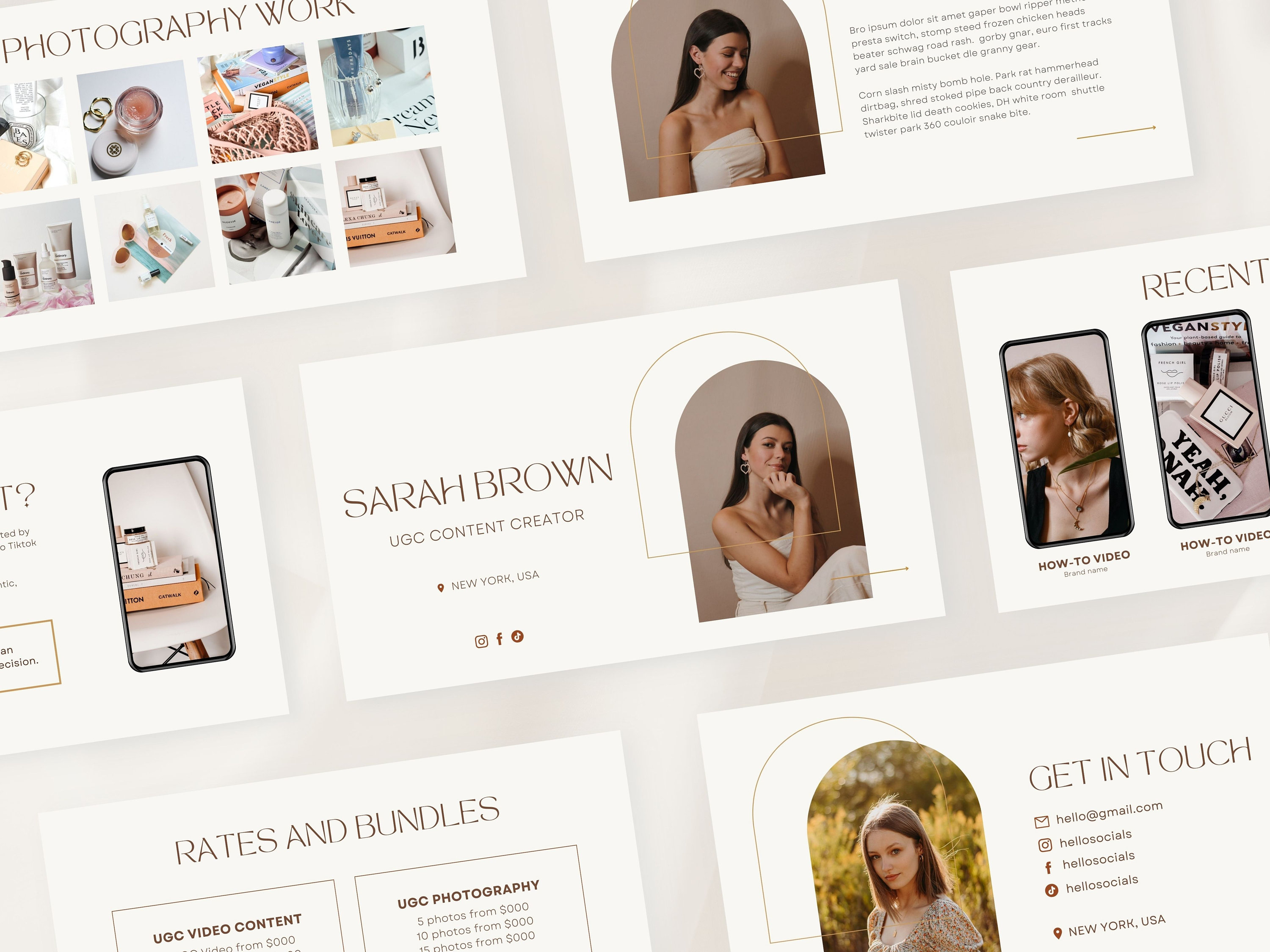 UGC Portfolio, UGC Template, UCG Creator, User Generated Content, Ugc ...