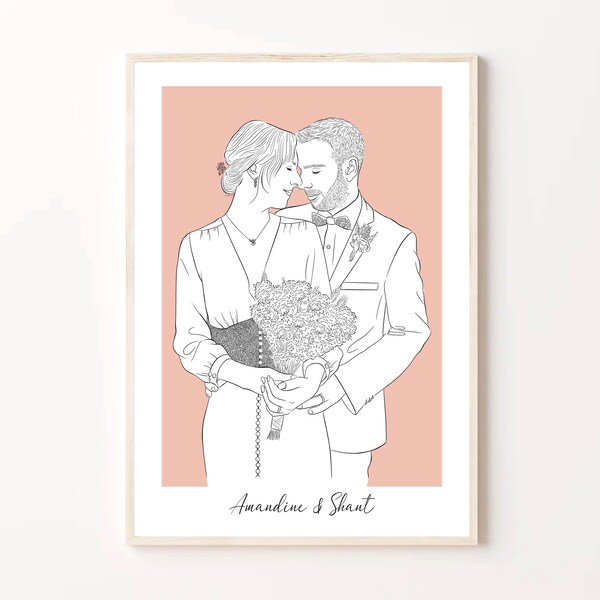 Custom Line Drawing - Etsy