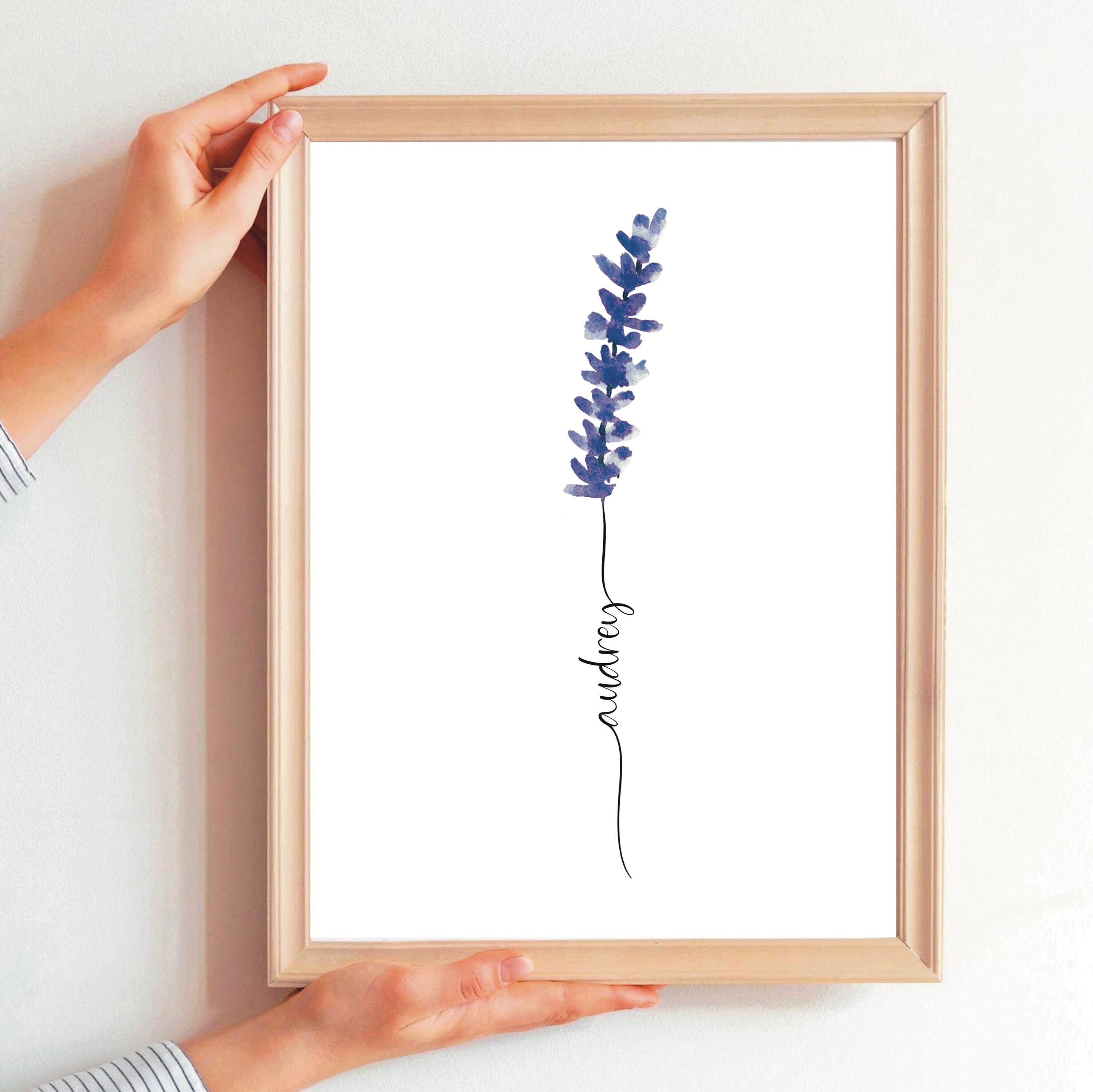 Personalized Family Flower Name Family Bouquet Custom - Etsy