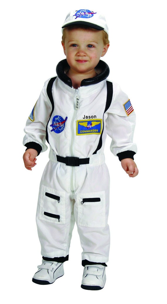 Personalised NASA Astronaut Costume With Cap-white-nasa | Etsy Personalised NASA Astronaut Costume With Cap-white-nasa | Etsy
