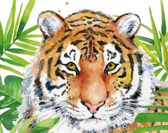 Tiger Paper Napkins - Etsy