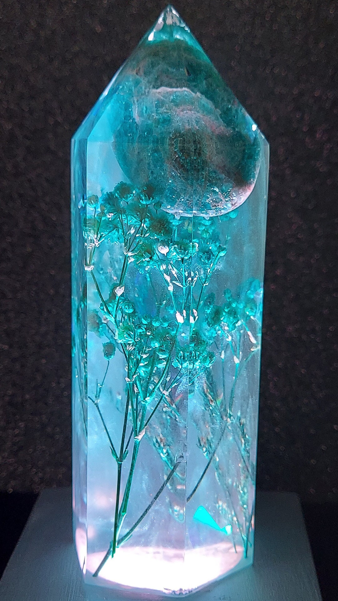 Neptune's Dream Light up Resin Crystal Art - Etsy