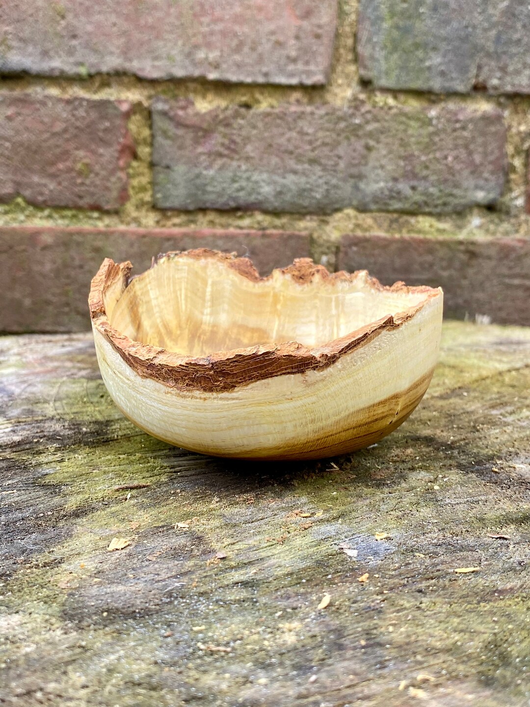 Burr Mulberry Live Edge Wooden Bowl Natural Edge Bowl. Wood Sculpture ...