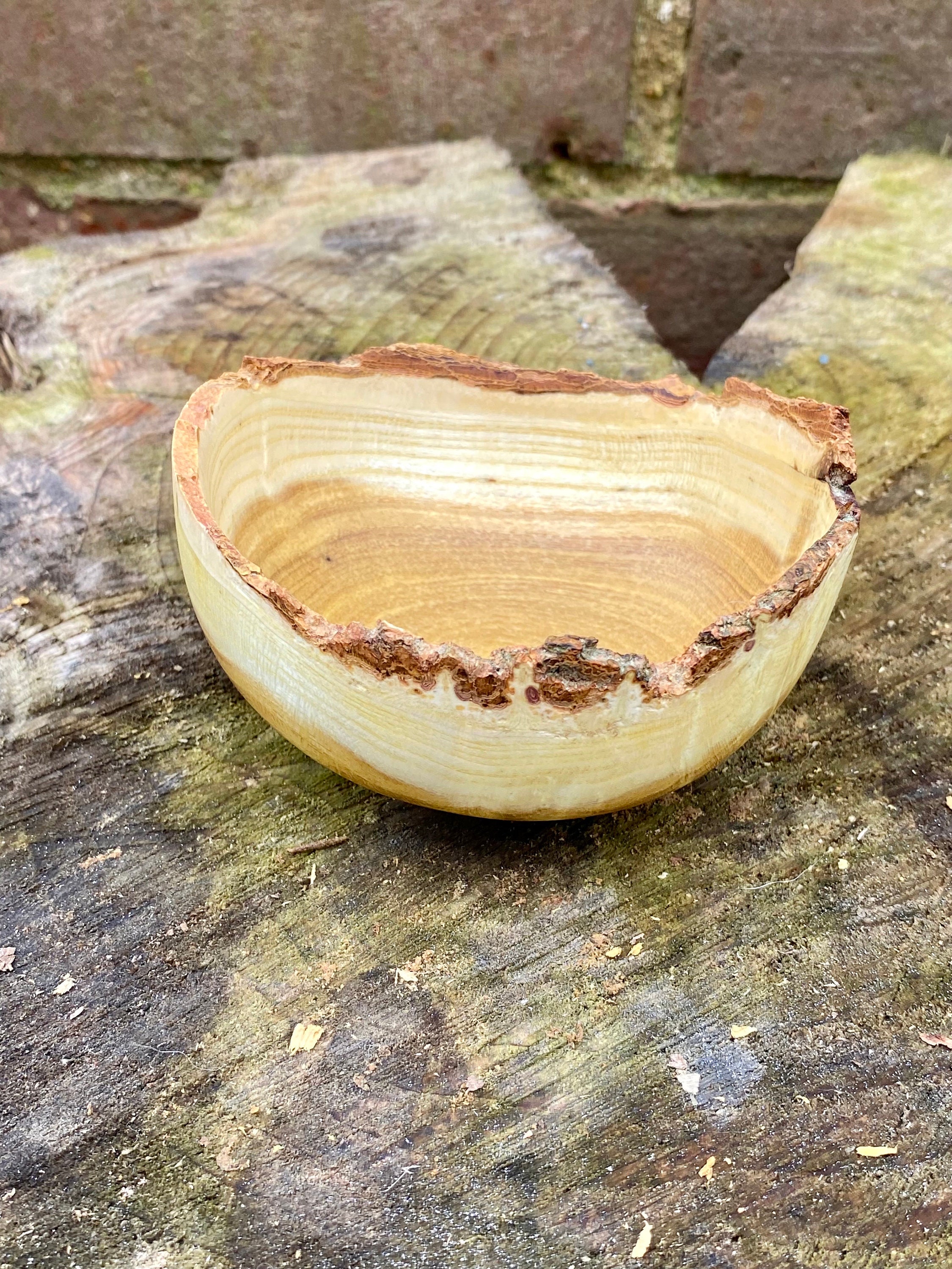 Burr Mulberry Live Edge Wooden Bowl Natural Edge Bowl. Wood Sculpture ...