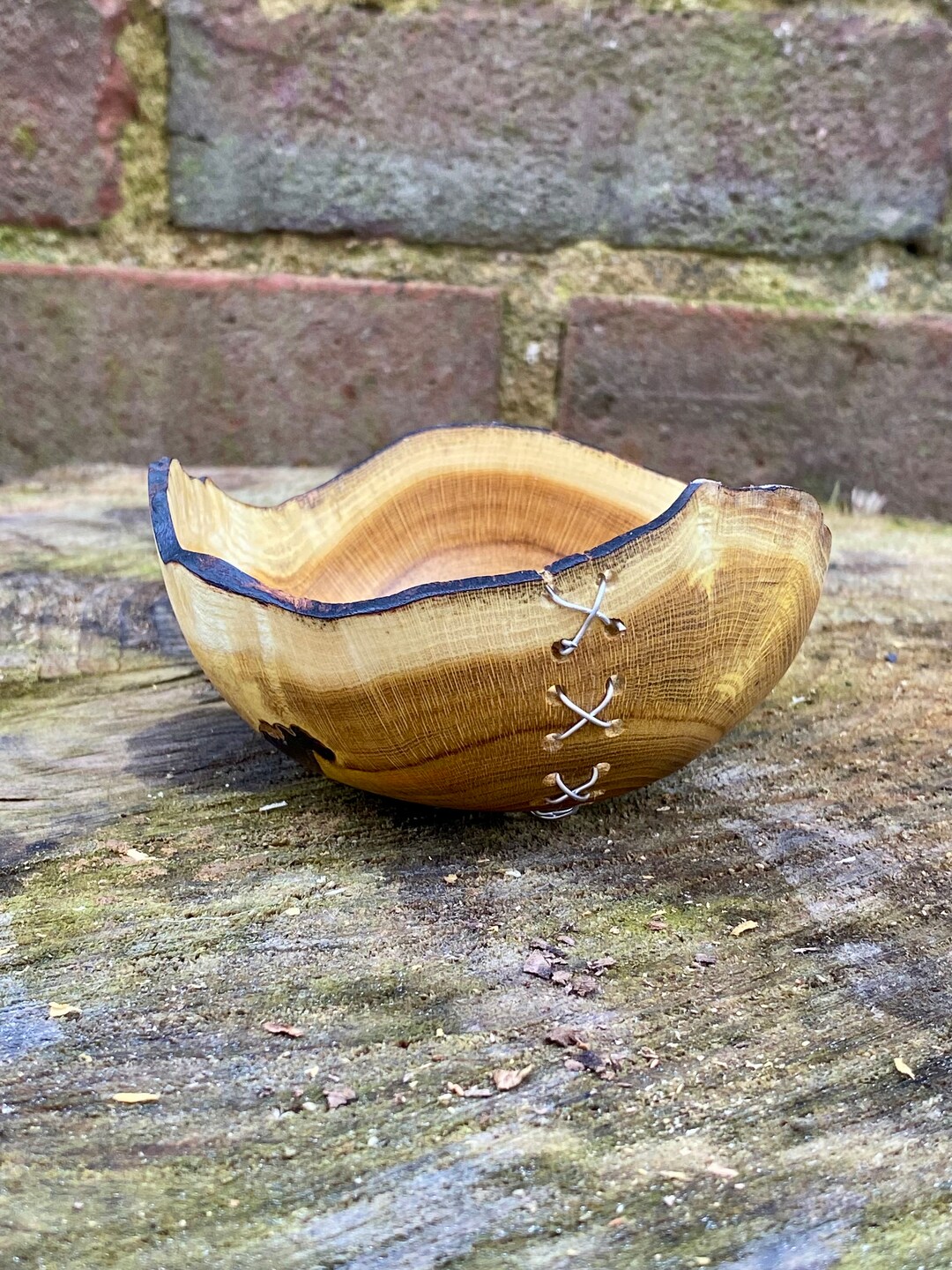 Burr Mulberry Live Edge Wooden Bowl Natural Edge Bowl. Wood Sculpture ...