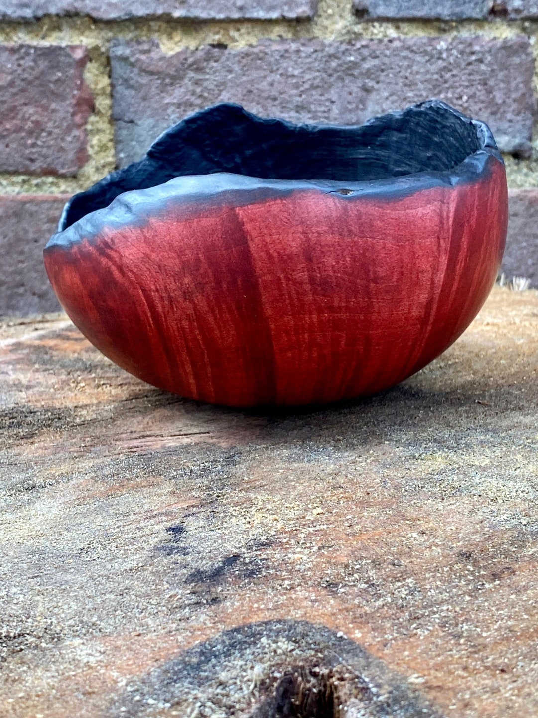 Stunning Burr Maple Natural Edge Bowl Wooden Bowl, Live Edge Bowl ...