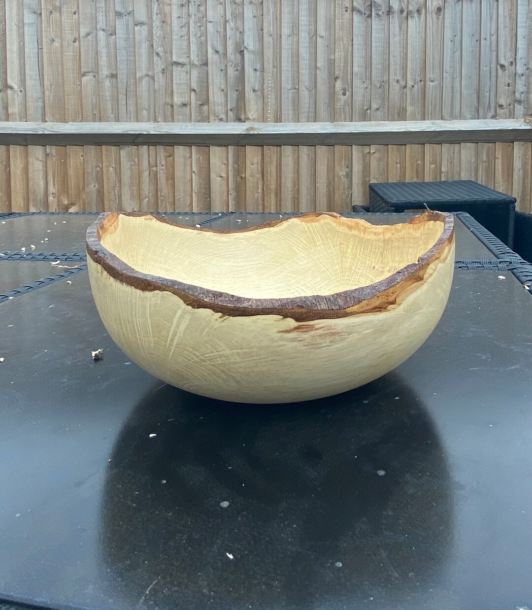Hornbeam Live Edge Bowl Natural Edge Bowl Wood Bowl Wooden Bowl Fruit ...