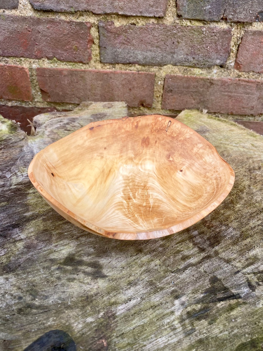 Beautiful Horse Chestnut Natural Edge Bowl Live Edge Bowl Buckeye Burl ...