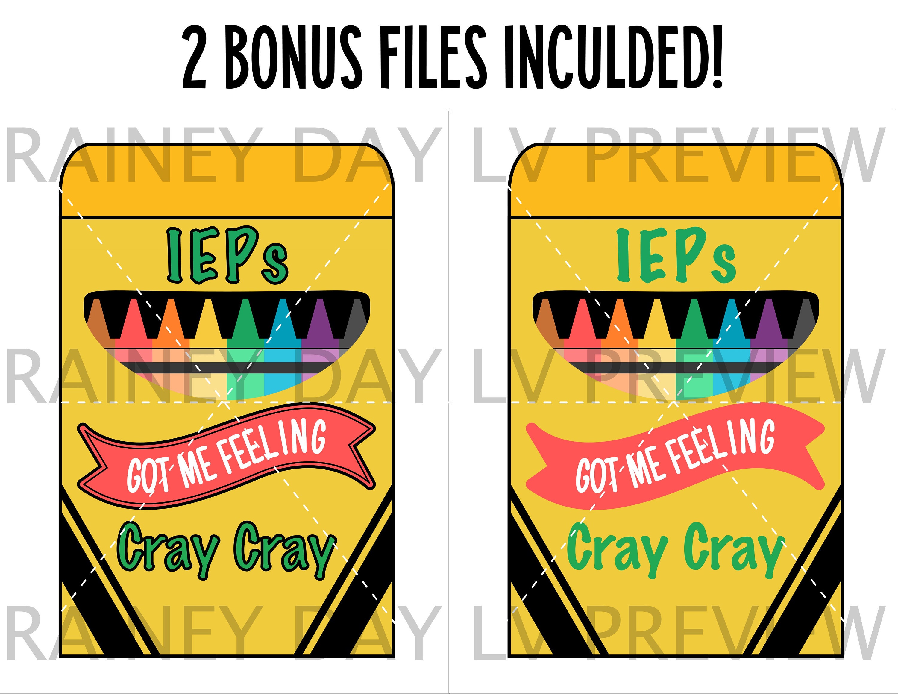 IEPs me hizo sentir cray cray PNG - Etsy España