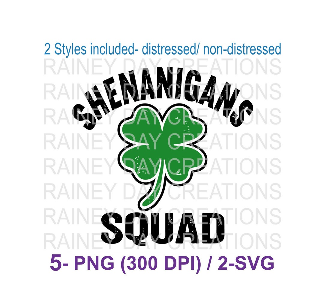 Shenanigans Squad SVG/PNG - Etsy