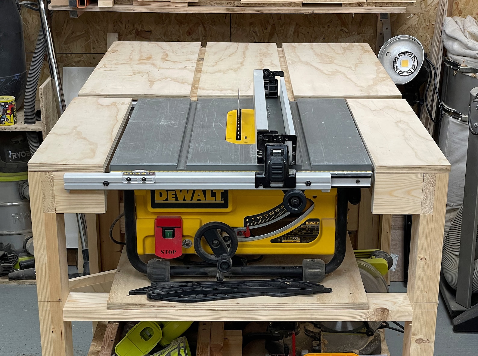 Simple Workbench Plans (table Saw Cut Out) Imperial & Metric - Etsy