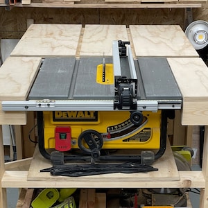 Simple Workbench Plans (table Saw Cut Out) Imperial & Metric - Etsy