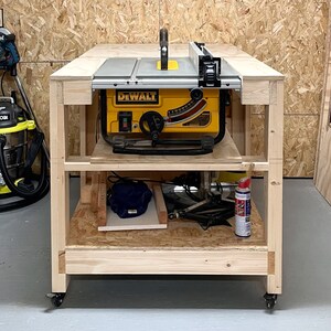 Simple Workbench Plans (table Saw Cut Out) Imperial & Metric - Etsy