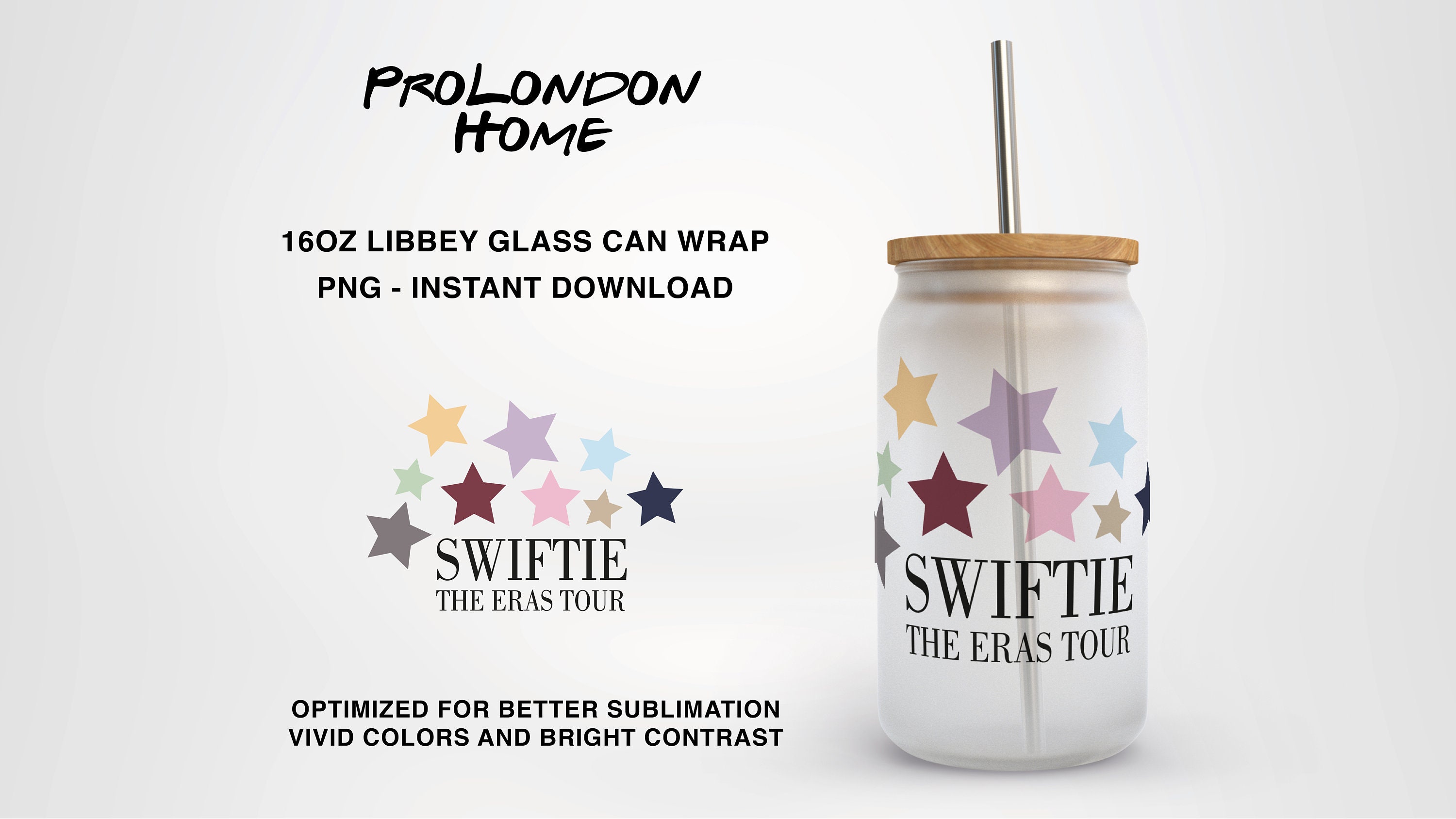 Taylor Swift Tumblr, Eras Tour Tumblr,16oz Glass Can Wrap, 16oz Libbey ...