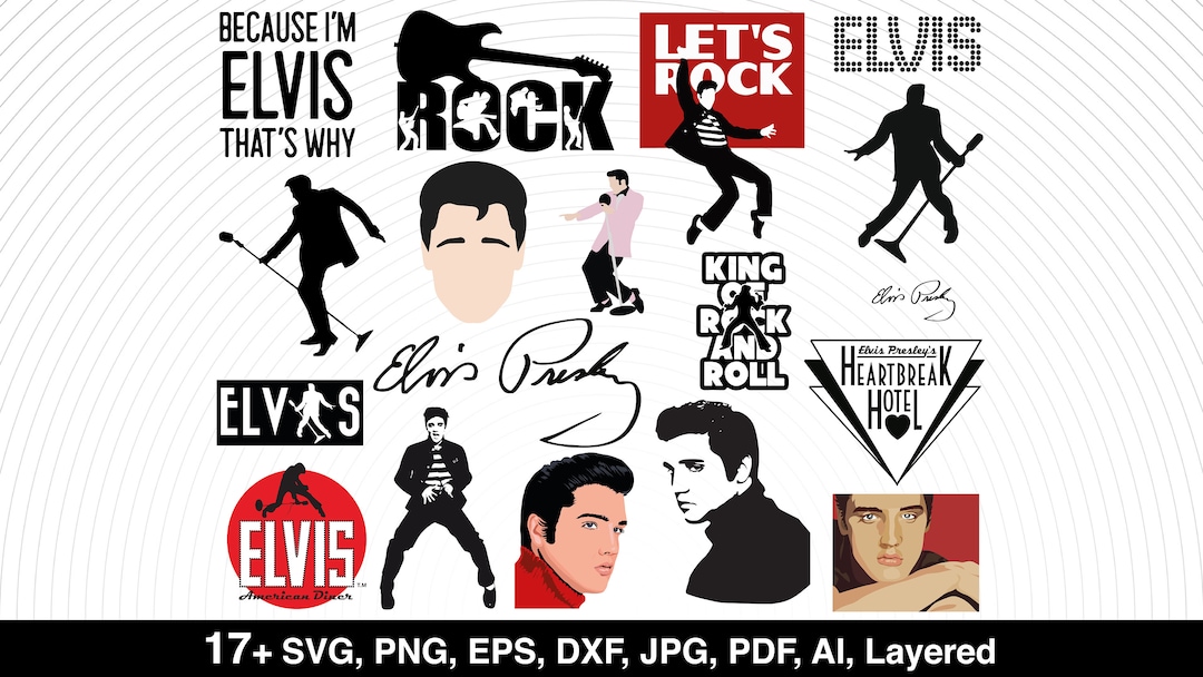 Elvis Presley Svg Bundle, Elvis Movie, Elvis Clipart, Elvis Shirt,elvis ...