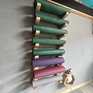 Yoga Studio Wall Hanging Yoga Mat Holder - Etsy UK
