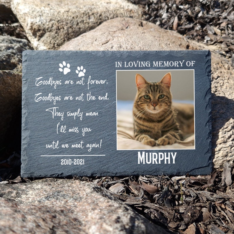 Cat Memorial Stone - Etsy