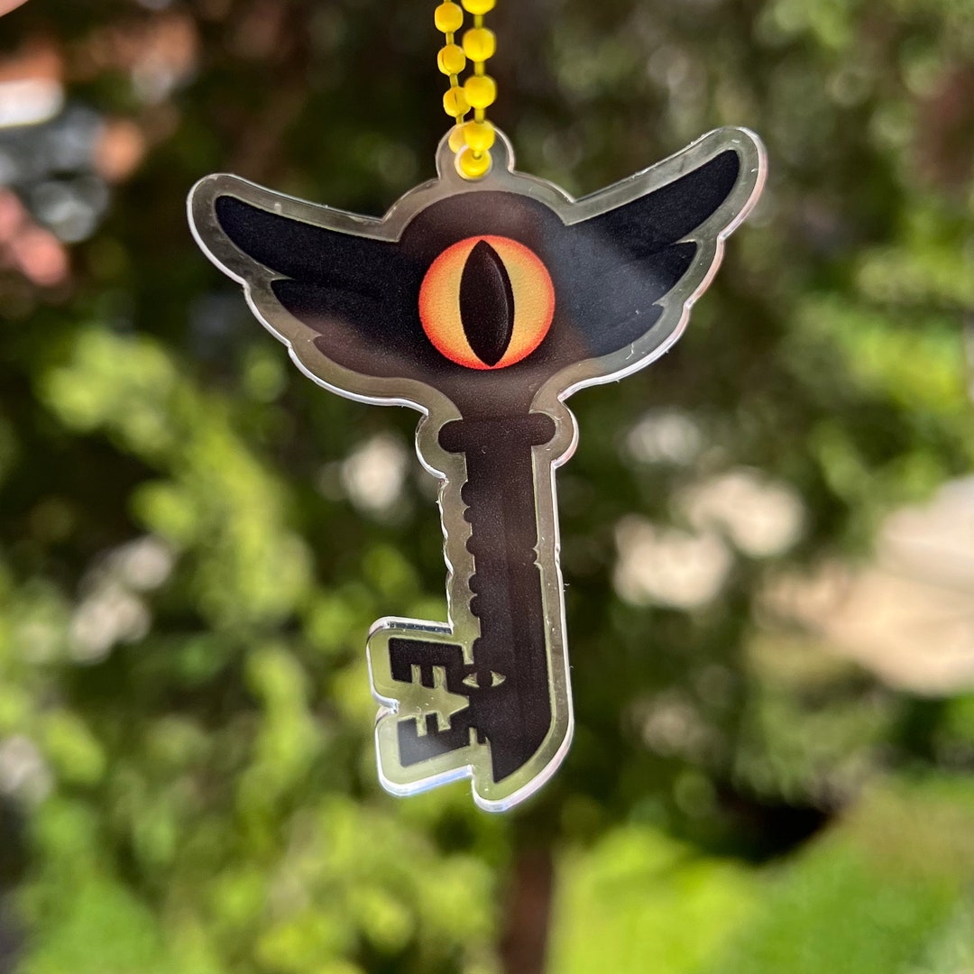 Hazbin Hotel Key Acrylic Keychain Fanart Reversible Keychain - Etsy