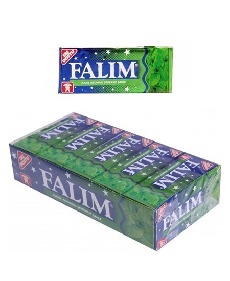 Falim Sugar Free Turkish Chewing Gum 100 Pcs Sugarless 5x20 Gum / Mint ...