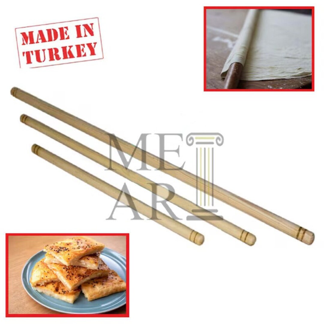 Turkish Dough Wooden Rolling Pin / It Allows You to Roll Out Your Dough ...