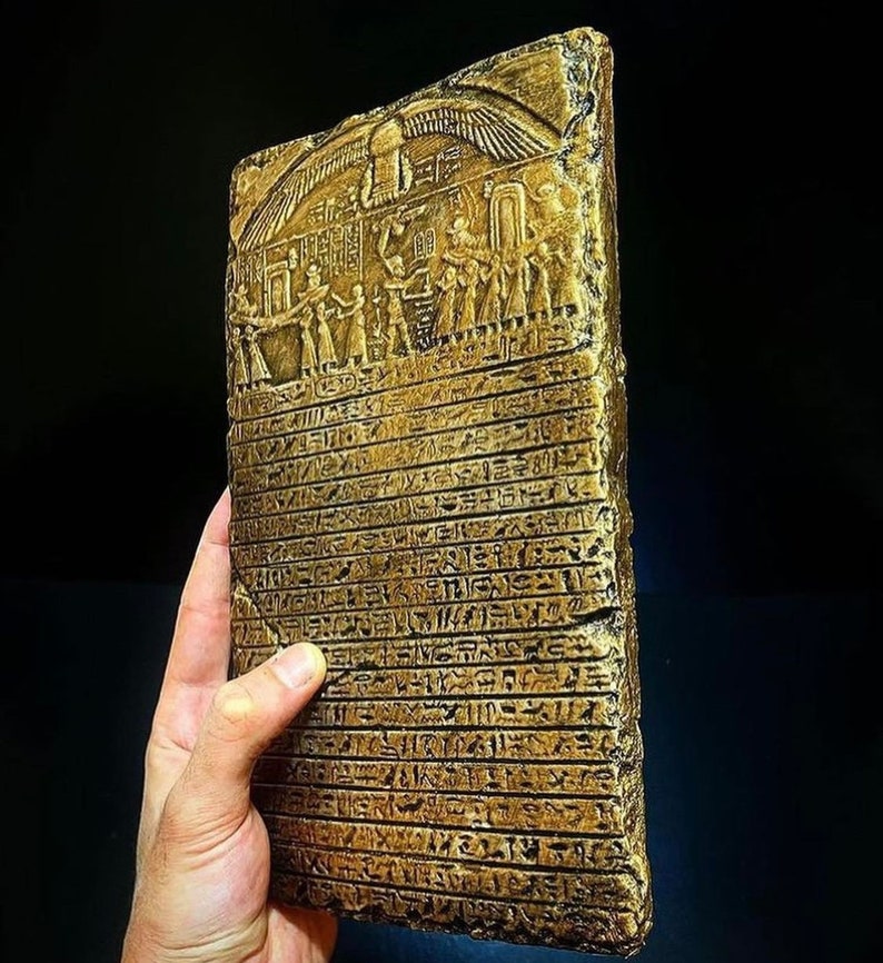 Ancient Egypt Replica Hieroglyph Tablet , Ancient Egyptian Inscription ...