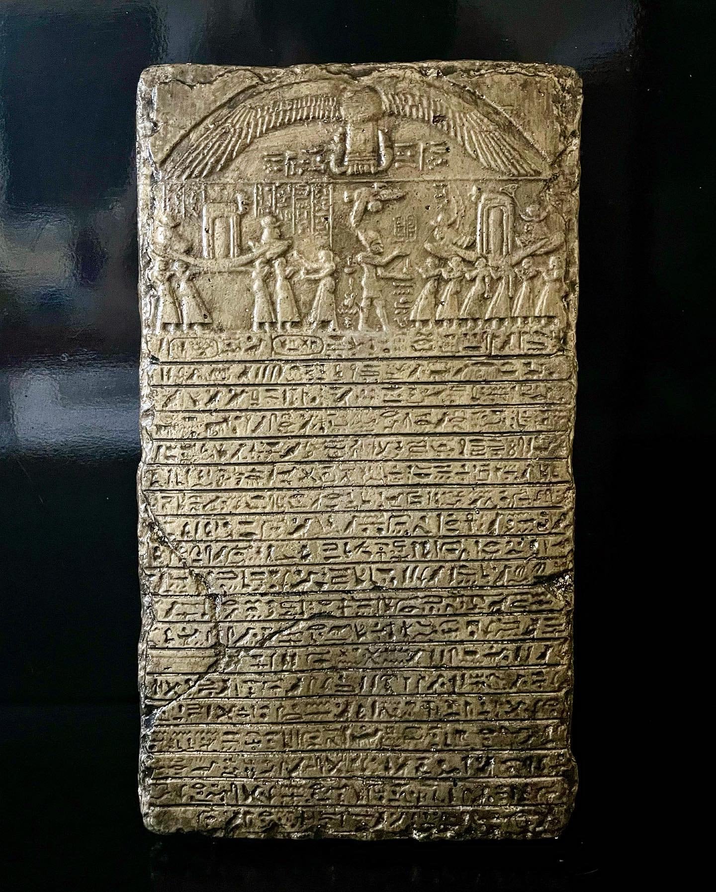Ancient Egypt Replica Hieroglyph Tablet , Ancient Egyptian Inscription ...