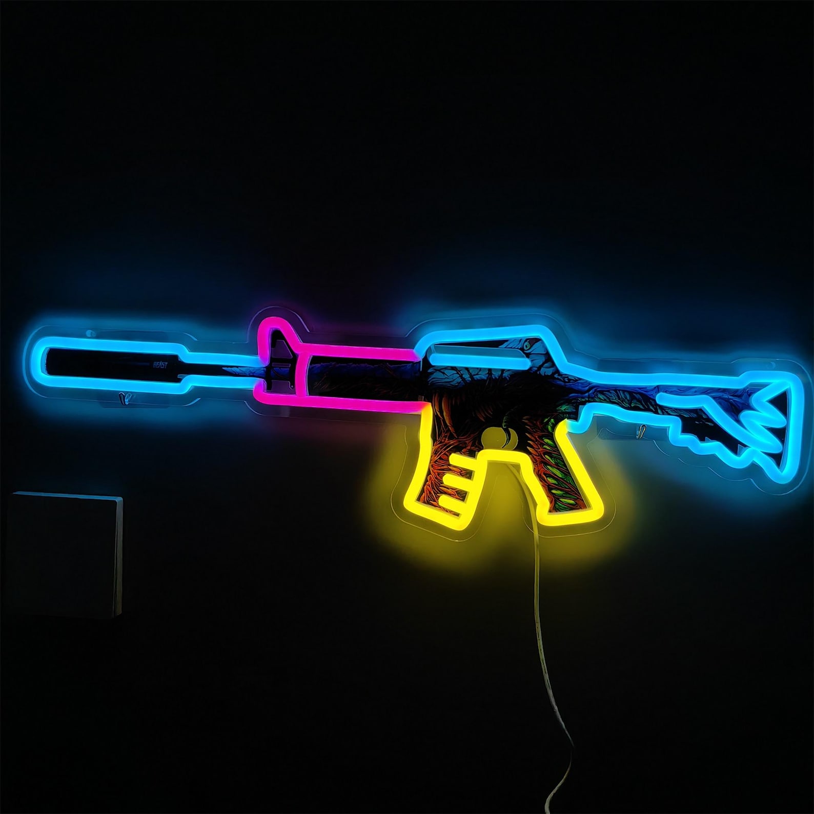 Customized CS M4A1-S Hyper Beast Neon Sign CS M4A1-S Hyper Beast Skin ...