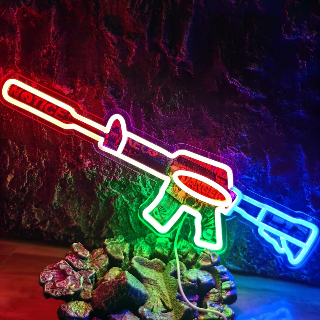 Customized CSGO M4A1-S Neon Sign M4A1-S Imminent Danger Skin Night ...