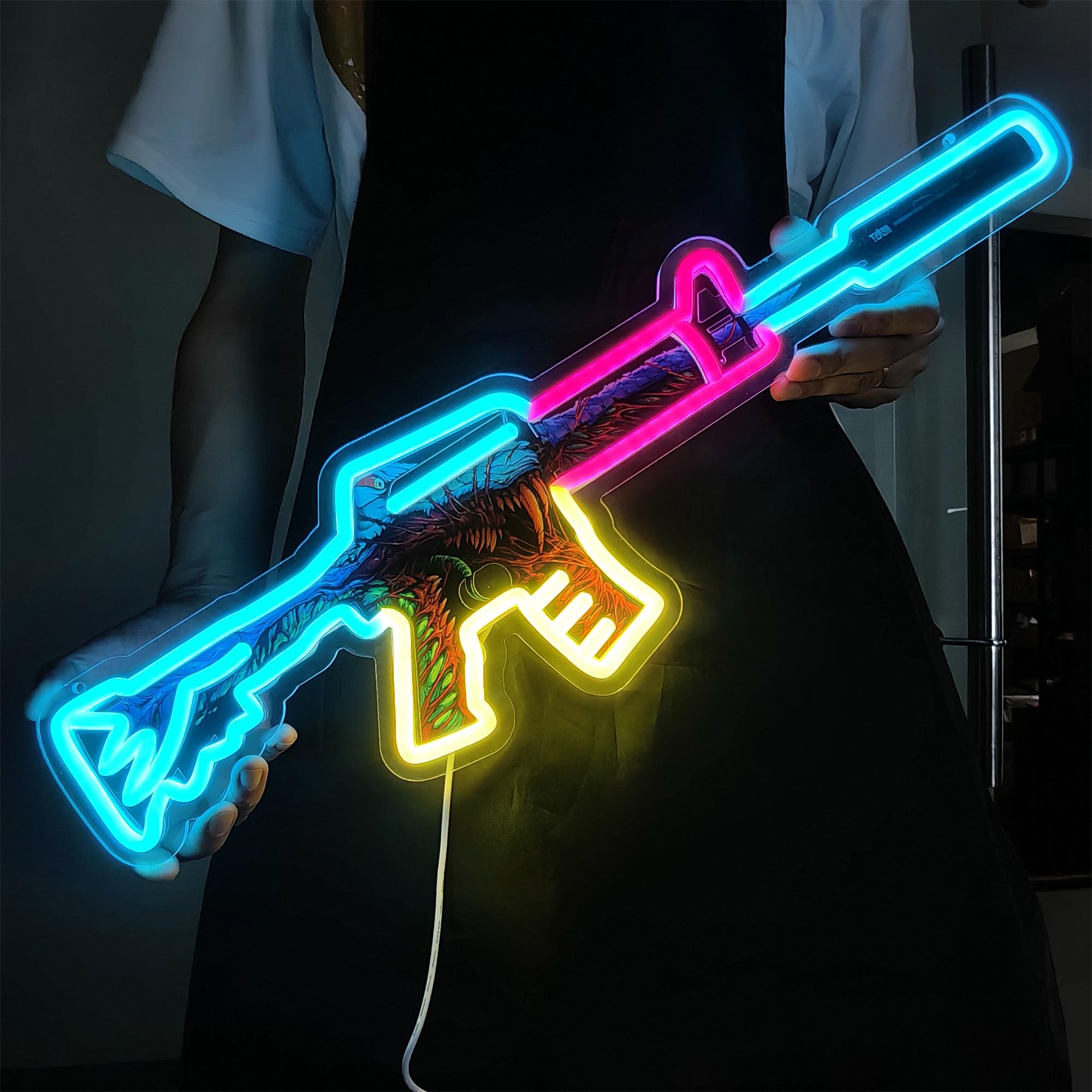 Customized CS M4A1-S Hyper Beast Neon Sign CS M4A1-S Hyper Beast Skin ...