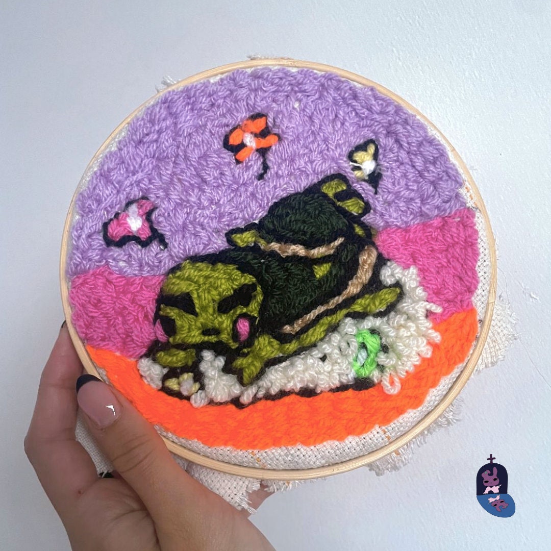 Turtles Punch Needle Beginner Kit DIY Punch Needles Start Kit - Etsy