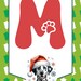 Dog Digital Download Merry Christmas Banner / Printable Dog Merry ...