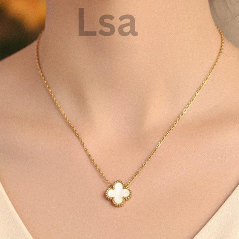 Four Leaf Clover Necklace - Etsy