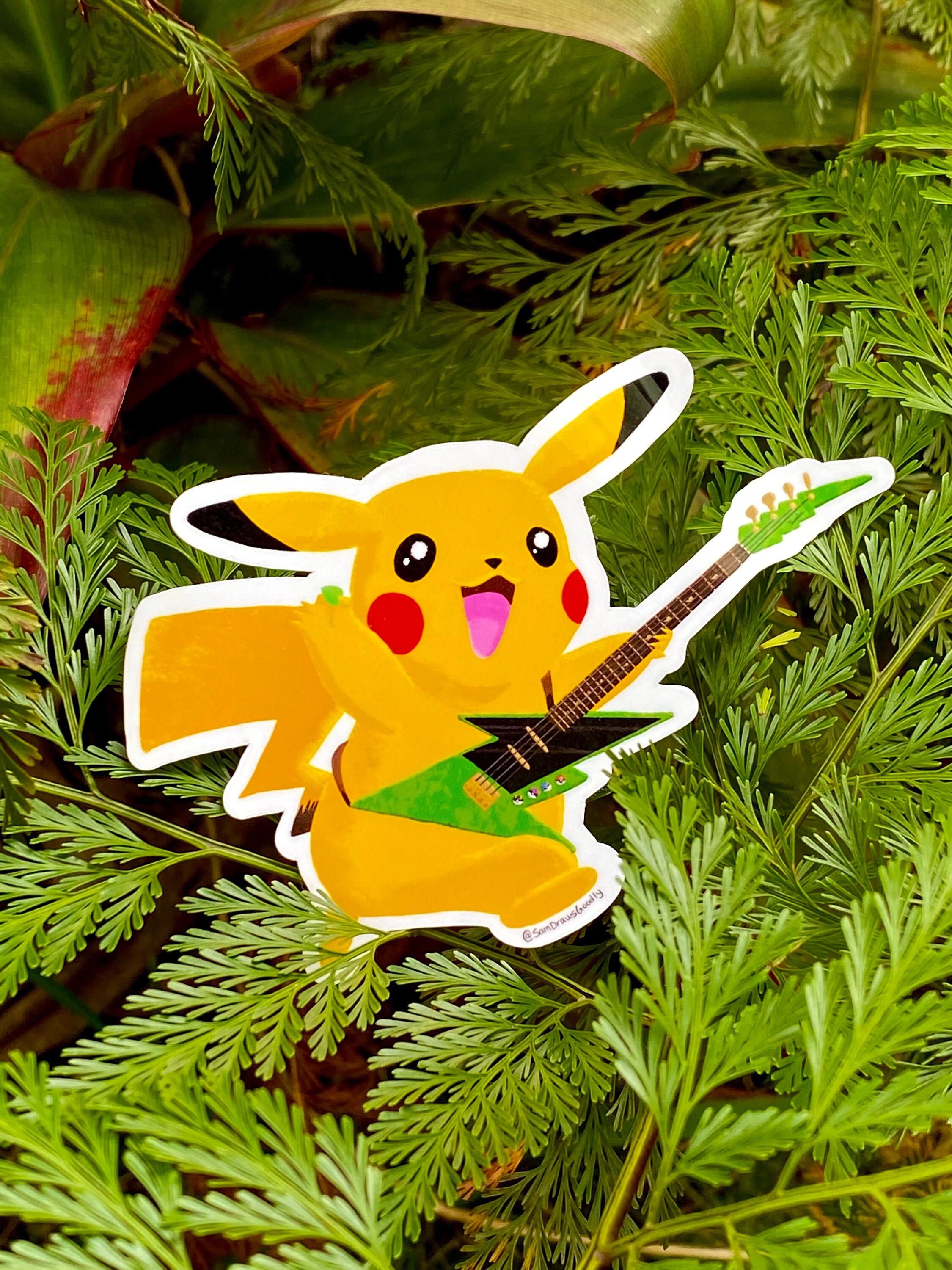 Pikachu Rockstar - Etsy