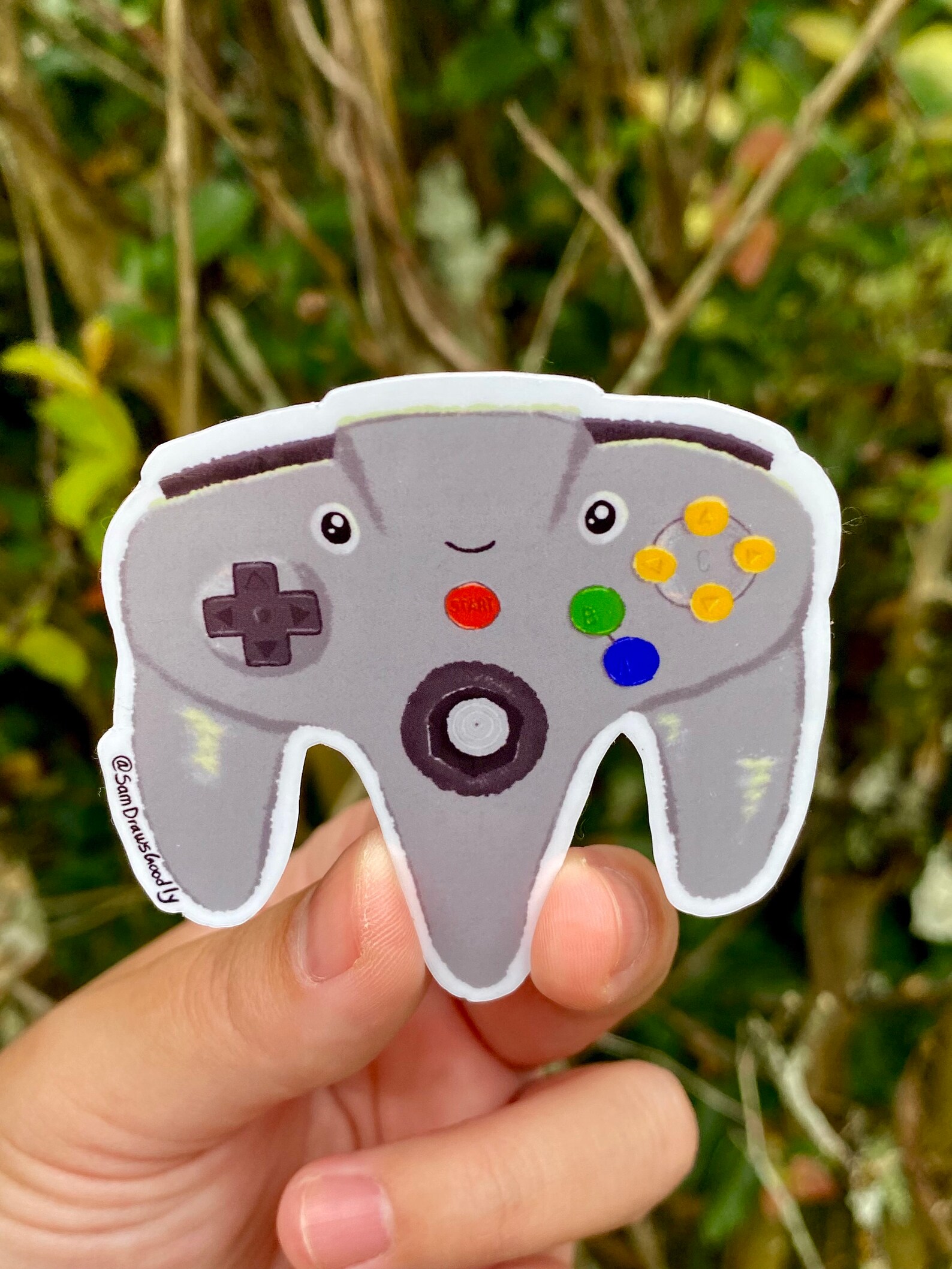 Nintendo 64 N64 Controller Sticker - Etsy