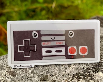 Nes Controller Sticker - Etsy