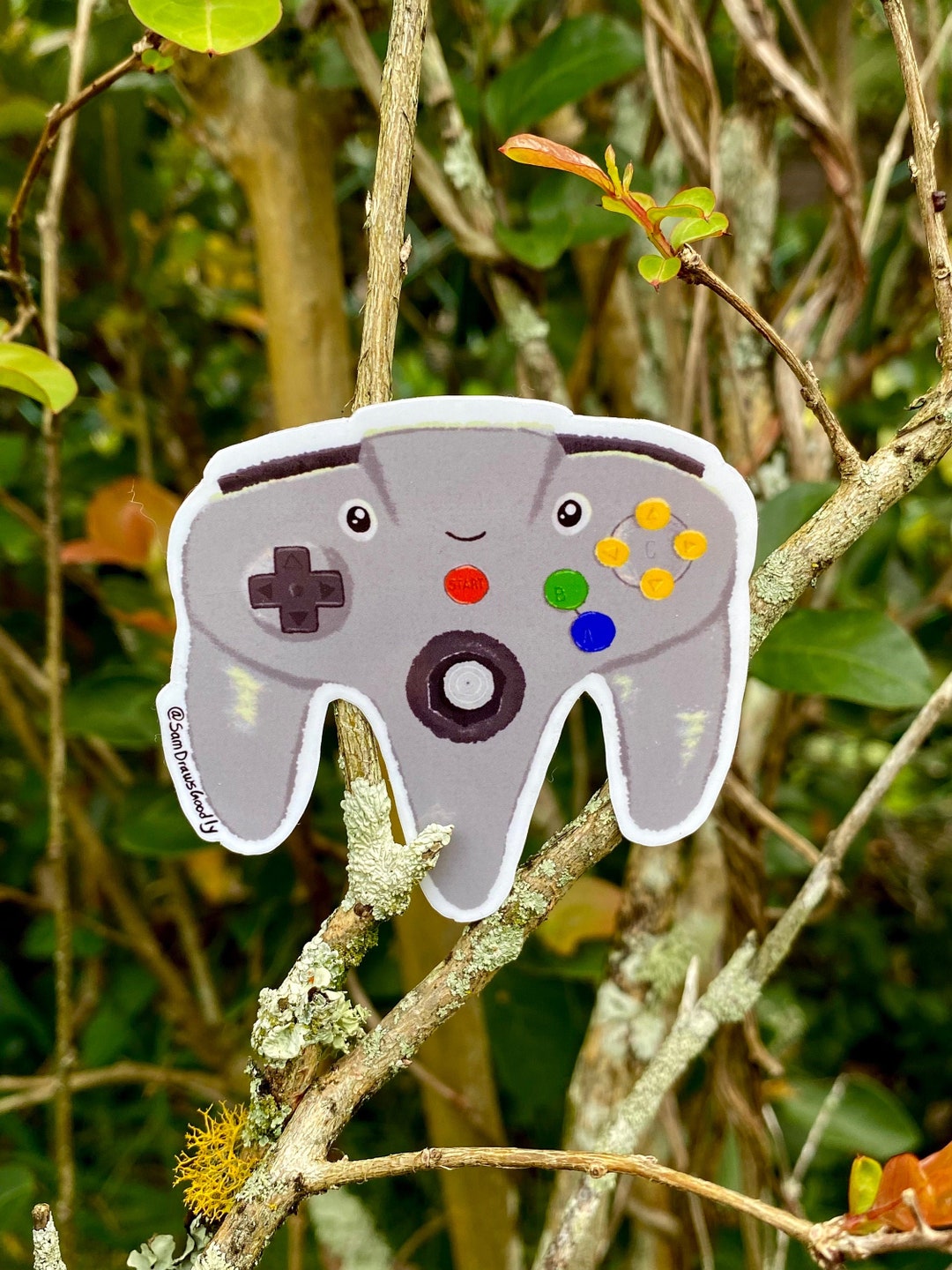 Nintendo 64 N64 Controller Sticker - Etsy